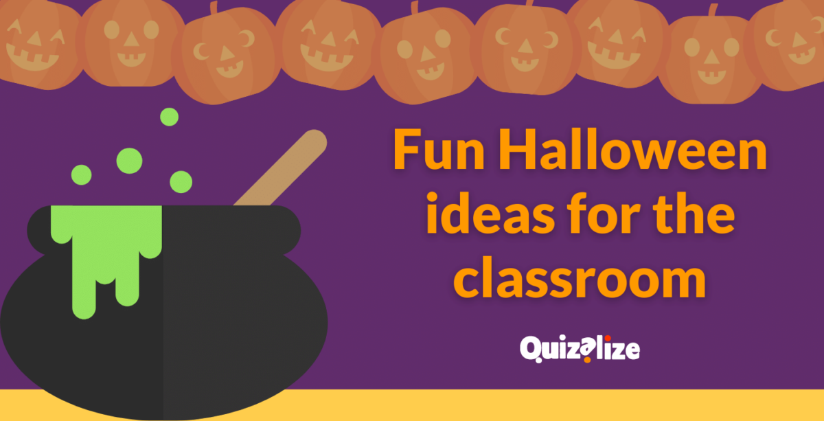 UnBOOlievably fun Halloween Quizzes and ideas to decorate the classroom.