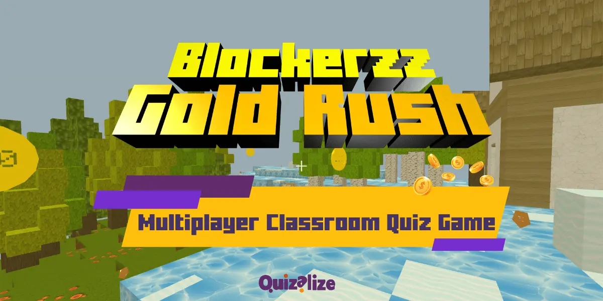 Blockerzz Gold Rush - Multiplayer classroom quiz game